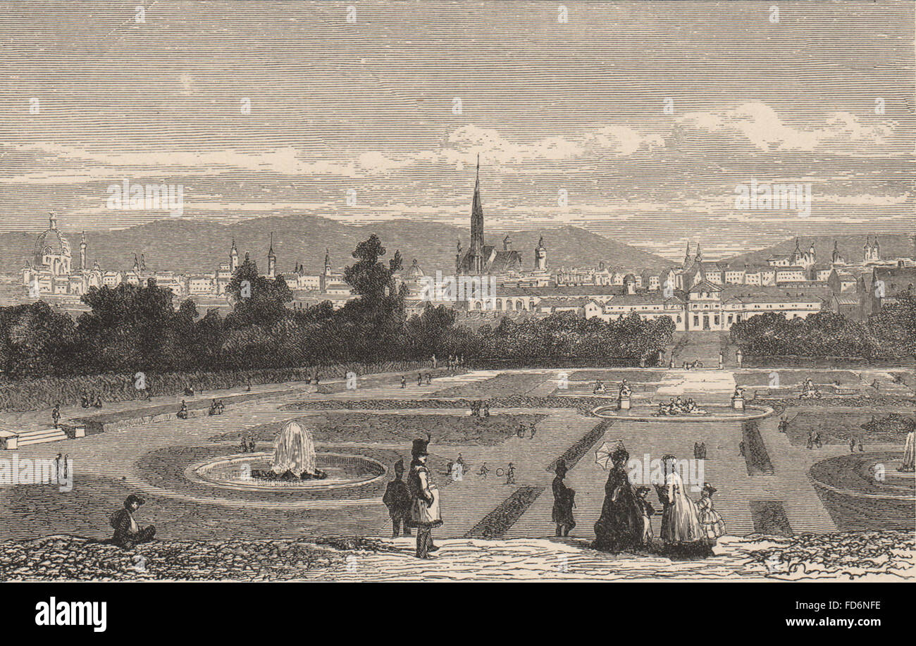 Vintage view of vienna hi-res stock photography and images - Alamy