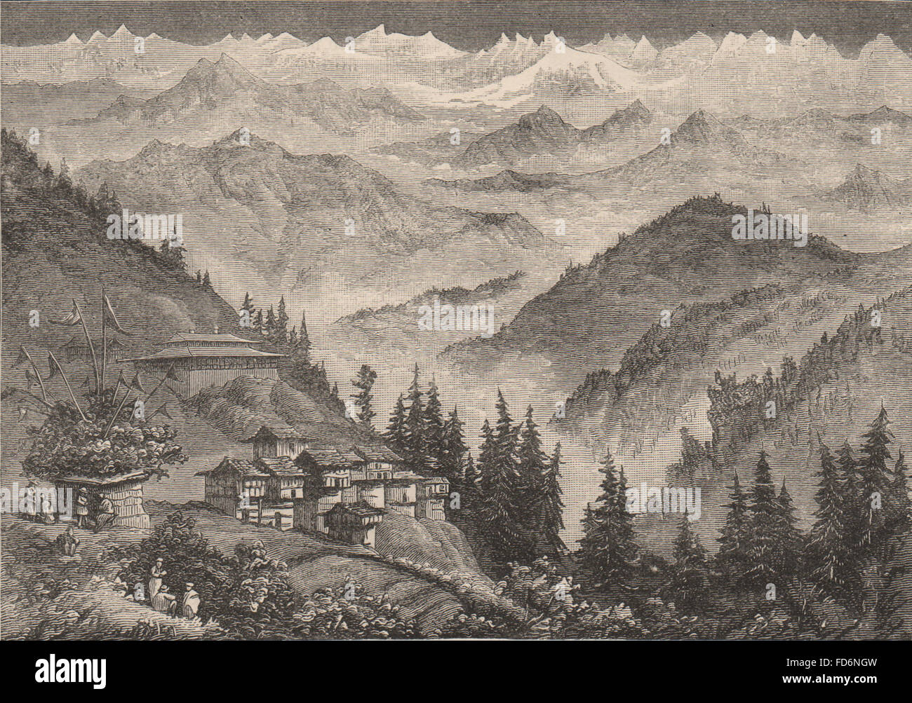 India simla 19th century hi-res stock photography and images - Alamy