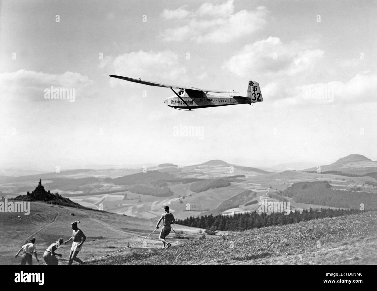 Planes at a gliding competition, 1933 Stock Photo - Alamy