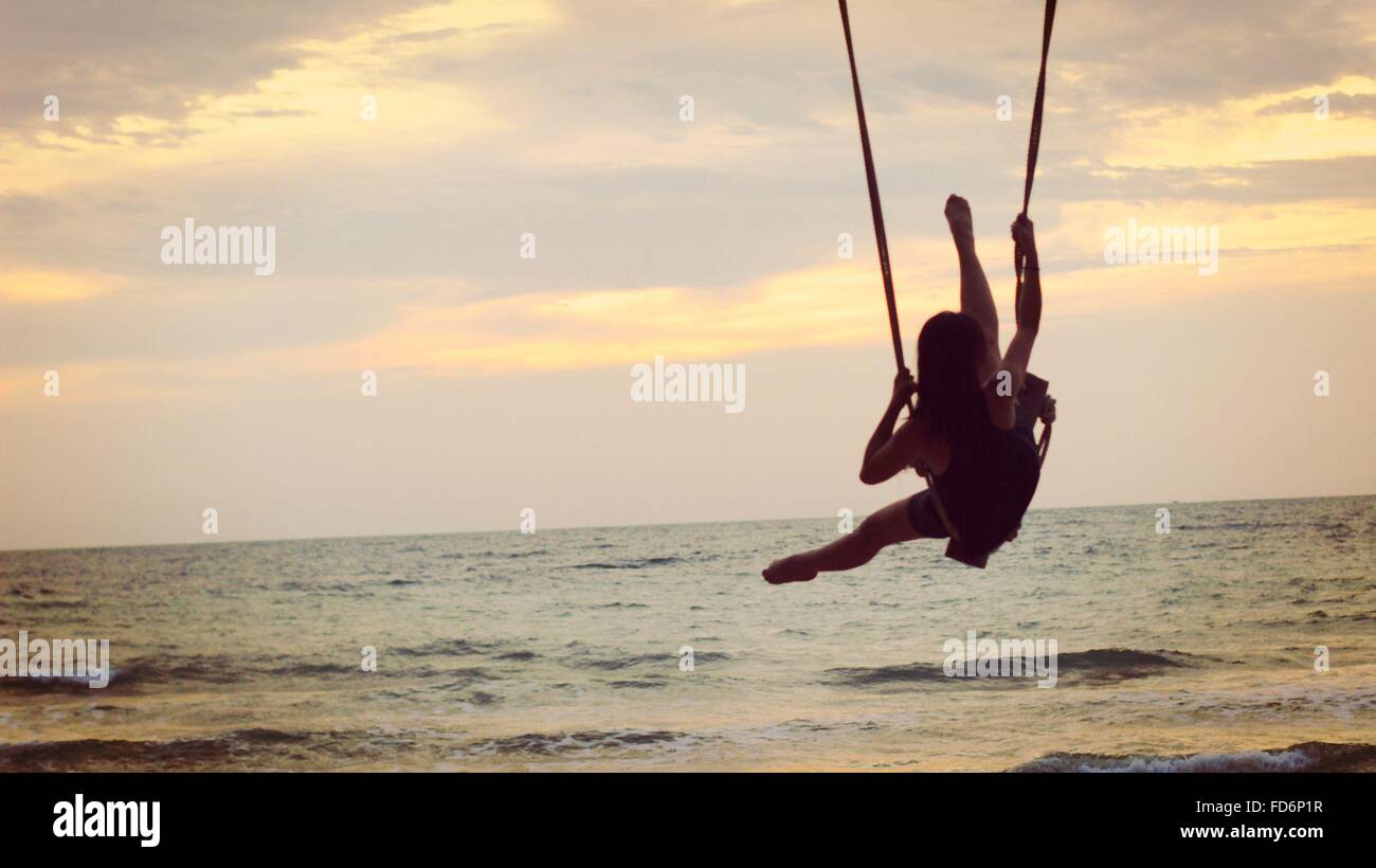 Swing At The Beach High Resolution Stock Photography and Images - Alamy