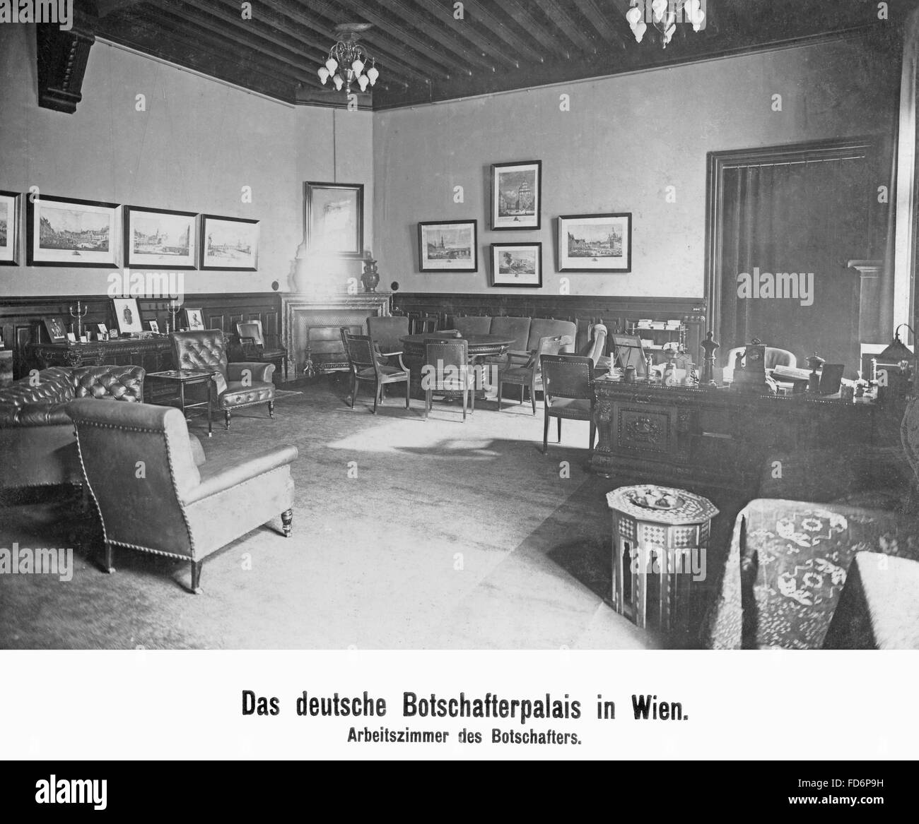 Study of the German Ambassador in Vienna, 1908 Stock Photo - Alamy