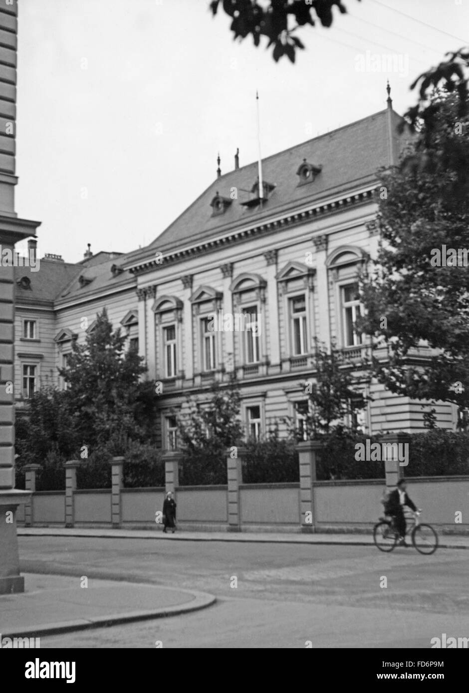 German Embassy in Vienna around 1934 Stock Photo - Alamy