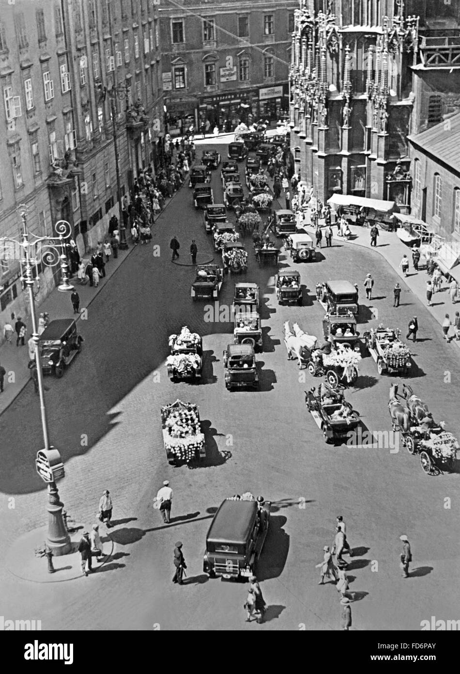 Confirmation pageant in Vienna, 1934 Stock Photo - Alamy