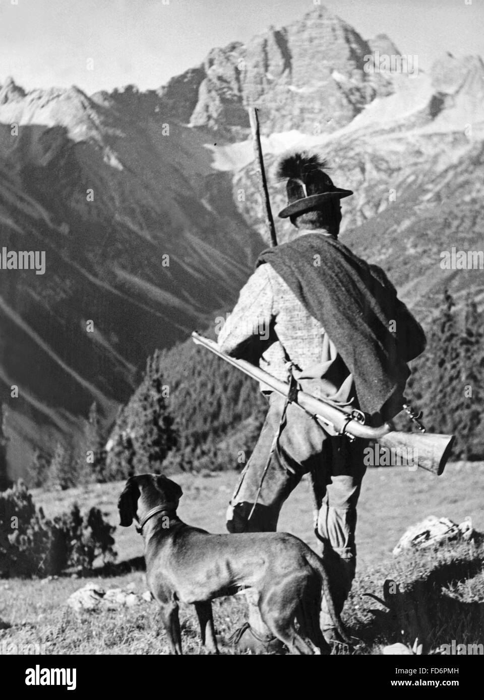 Bavarian hunter Black and White Stock Photos & Images - Alamy