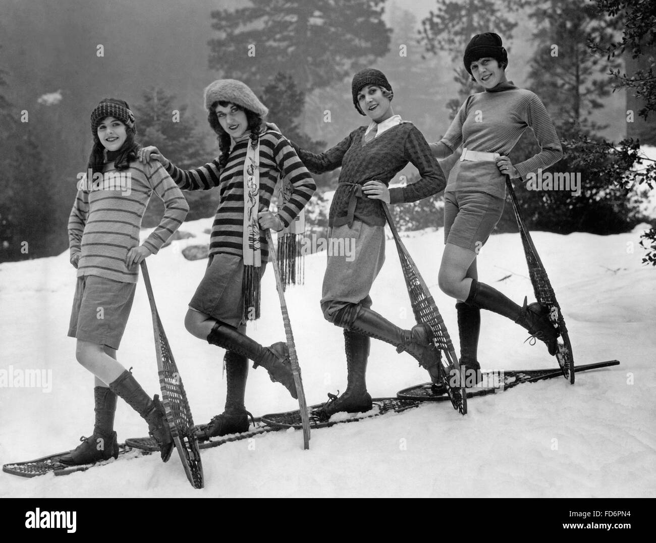Winter sportswear for women, 1926 Stock Photo - Alamy