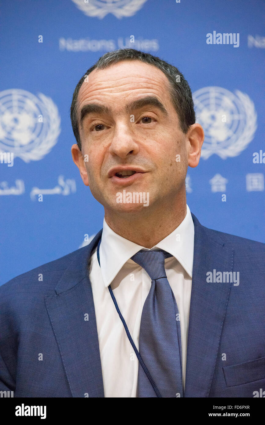 New York, United States. 27th Jan, 2016. Michael Liebreich from ...