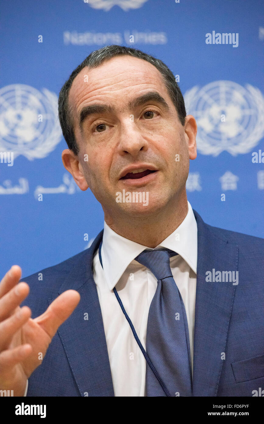 New York, United States. 27th Jan, 2016. Michael Liebreich from ...