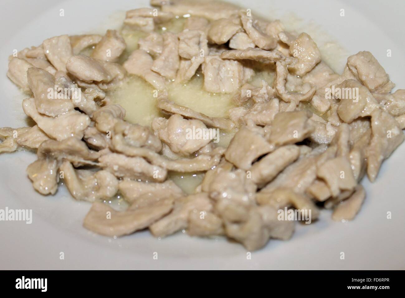 Pieces fresh cooked meat hi-res stock photography and images - Alamy
