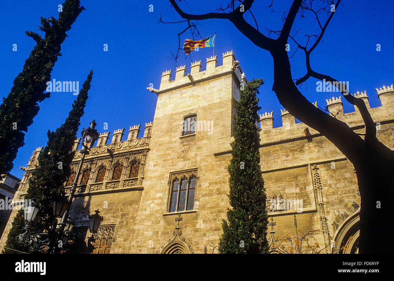 La Lonja,Silk Exchange,Valencia,Spain Stock Photo - Alamy