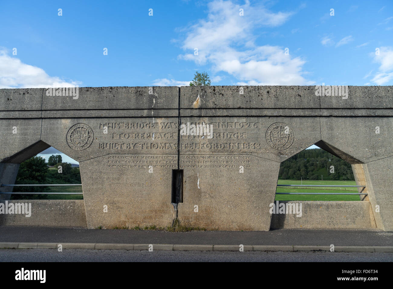 Findhorn Bridge at Tomatin Stock Photo - Alamy