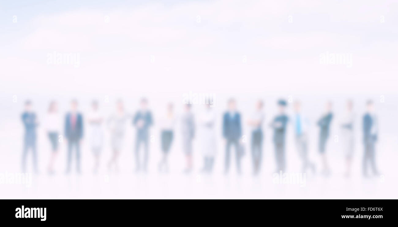 Large crowd of business people. Teamwork concept Stock Photo - Alamy