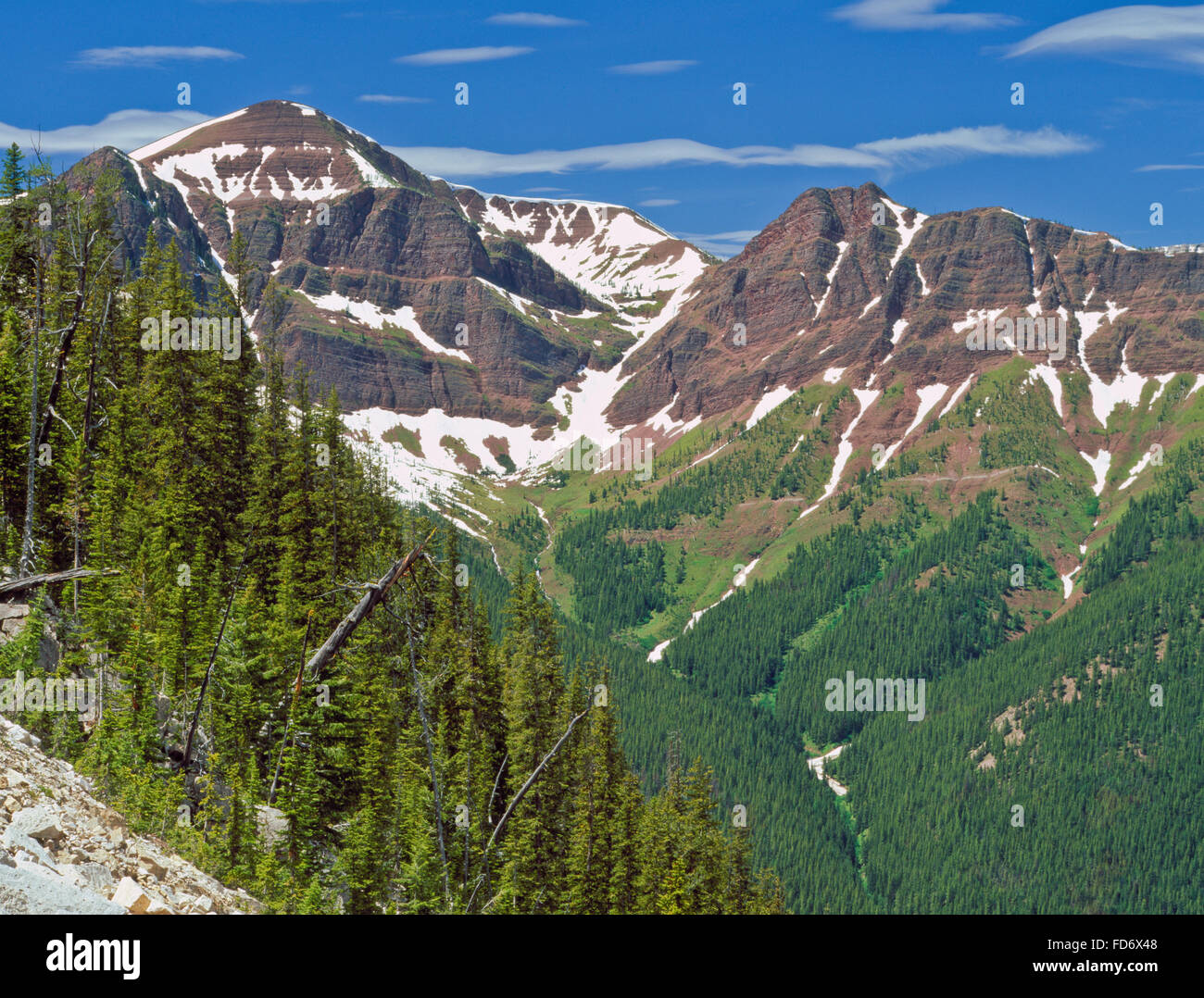 red butte in the bob marshall wilderness of the lewis and clark ...