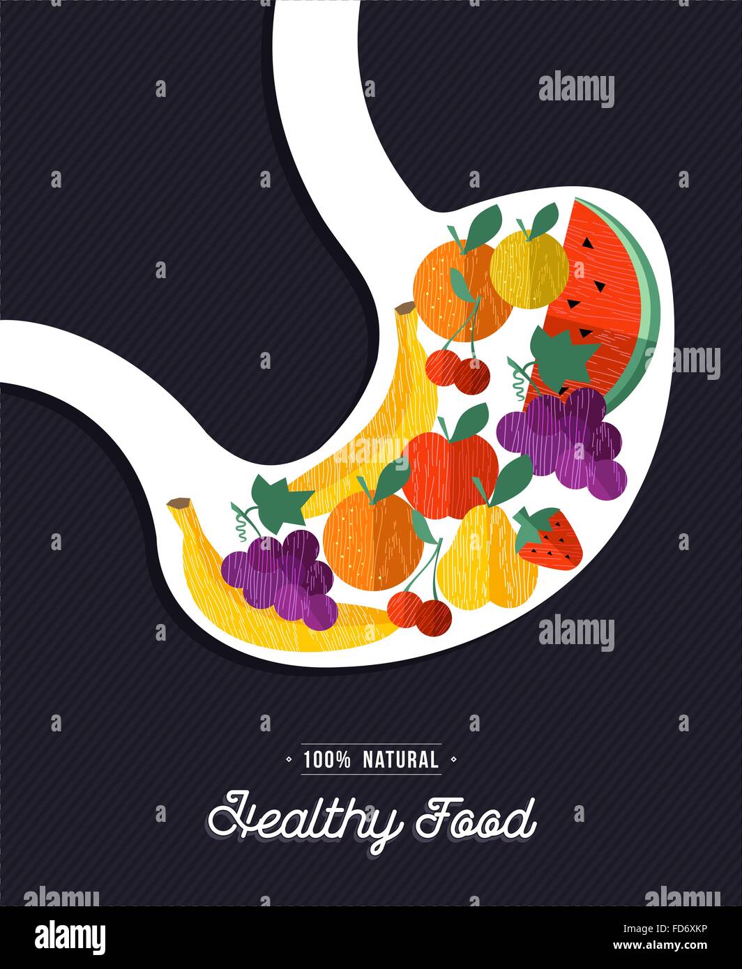 Food digestive system illustration hi-res stock photography and images ...