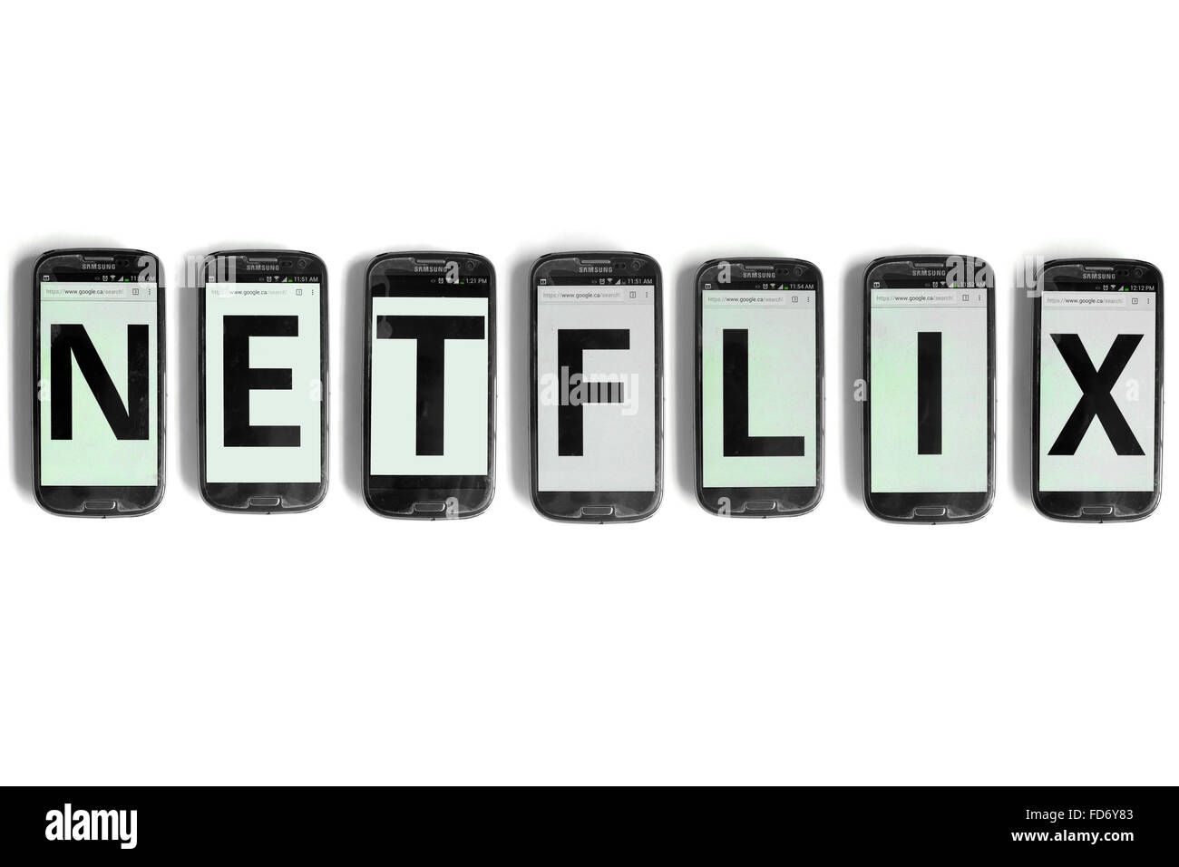 Netflix smartphone hi-res stock photography and images - Alamy