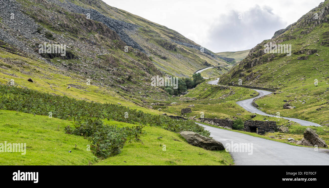 Honister Pass in the Lake District Stock Photo - Alamy