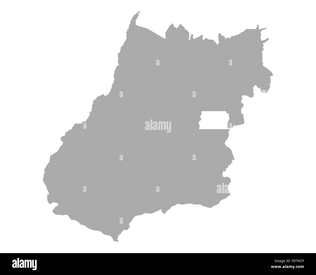 Map of Goias Stock Photo - Alamy