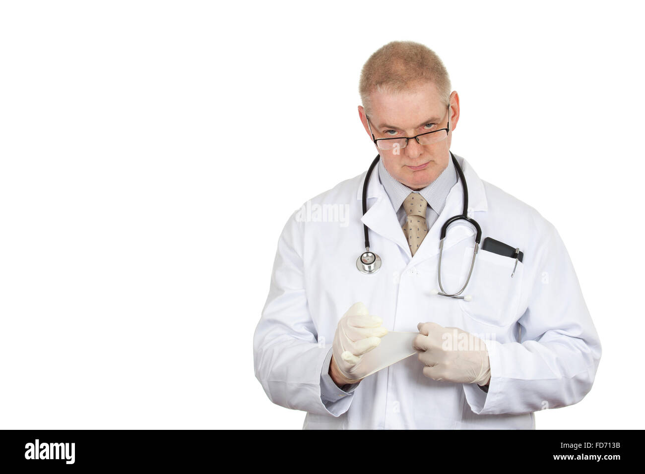 Doctor wearing glasses hi-res stock photography and images - Alamy
