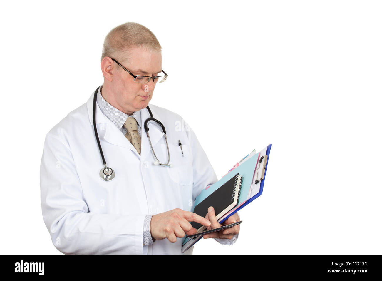 Doctor wearing glasses hi-res stock photography and images - Alamy