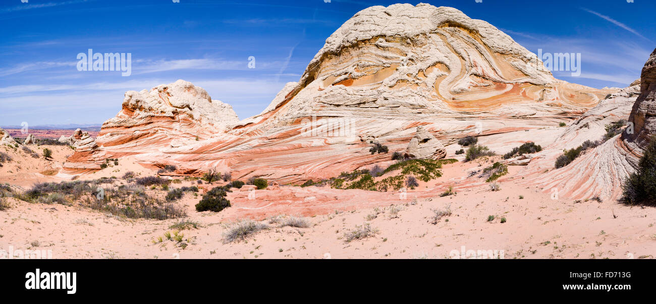 Scene from the White Pocket geological area of Vermillion Cliffs ...