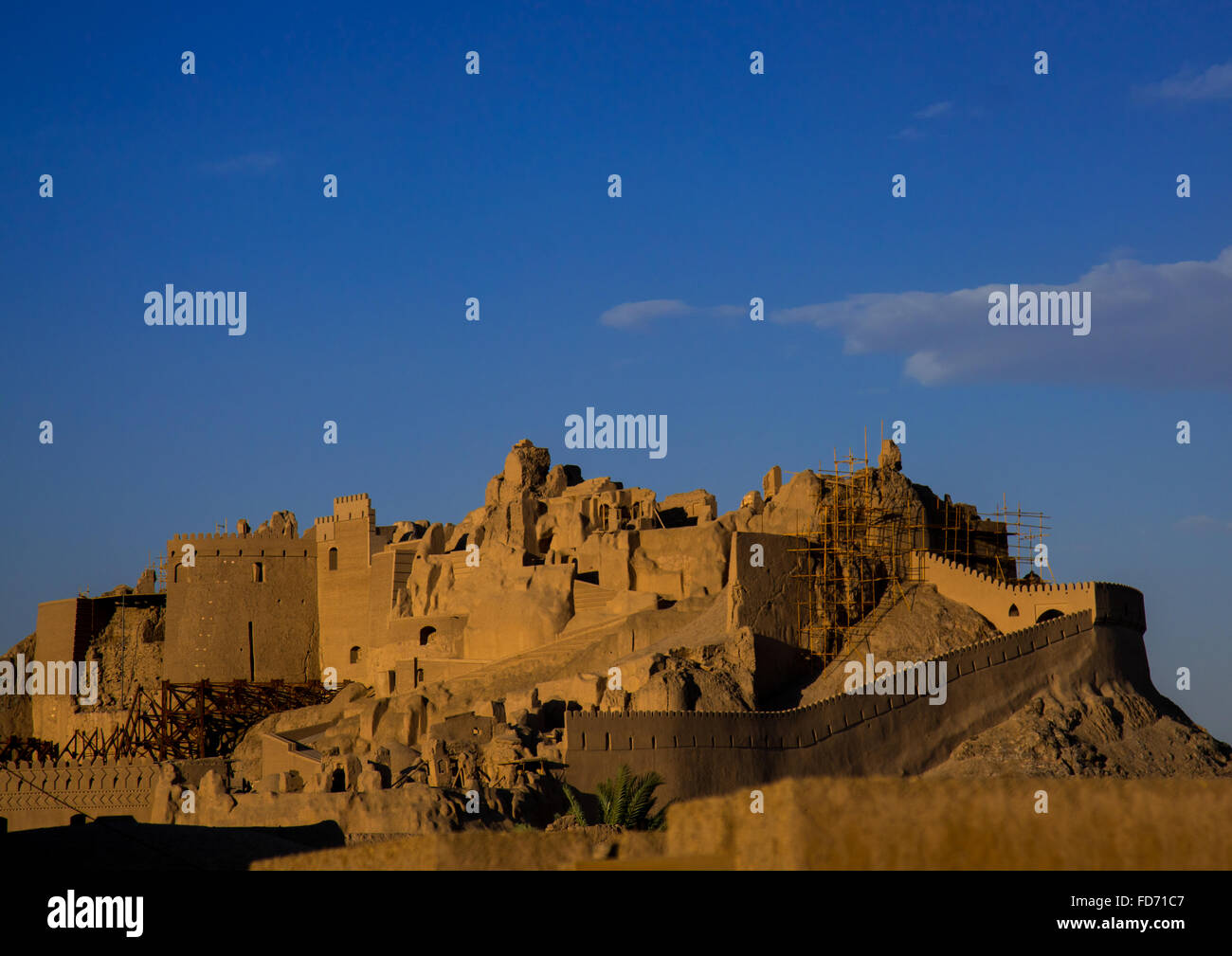 the old citadel of arg-é bam, Kerman Province, Bam, Iran Stock Photo ...