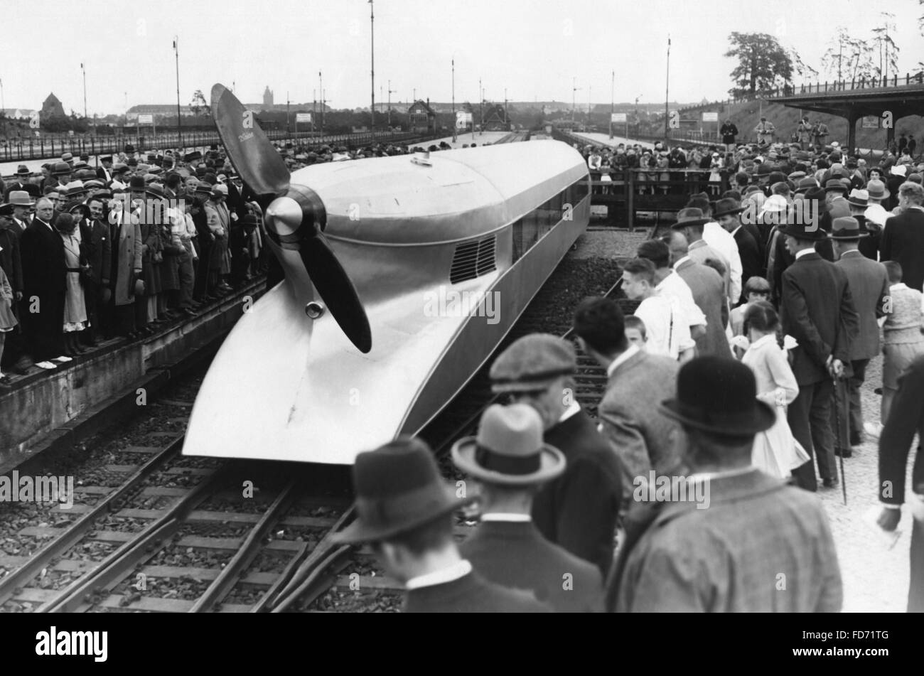 Schienenzeppelin (rail Zeppelin) In Germany, 1931 Stock Photo, Royalty ...