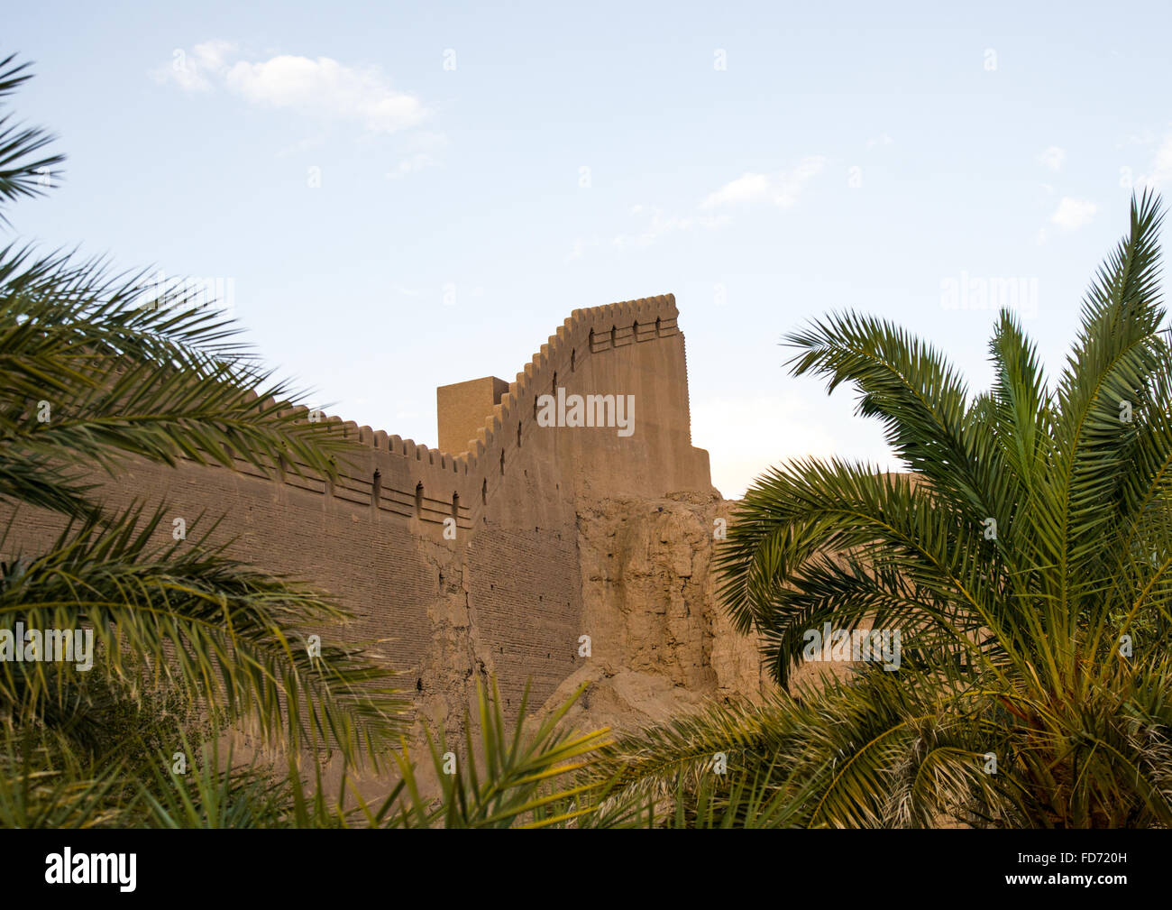 the old citadel of arg-é bam, Kerman Province, Bam, Iran Stock Photo ...