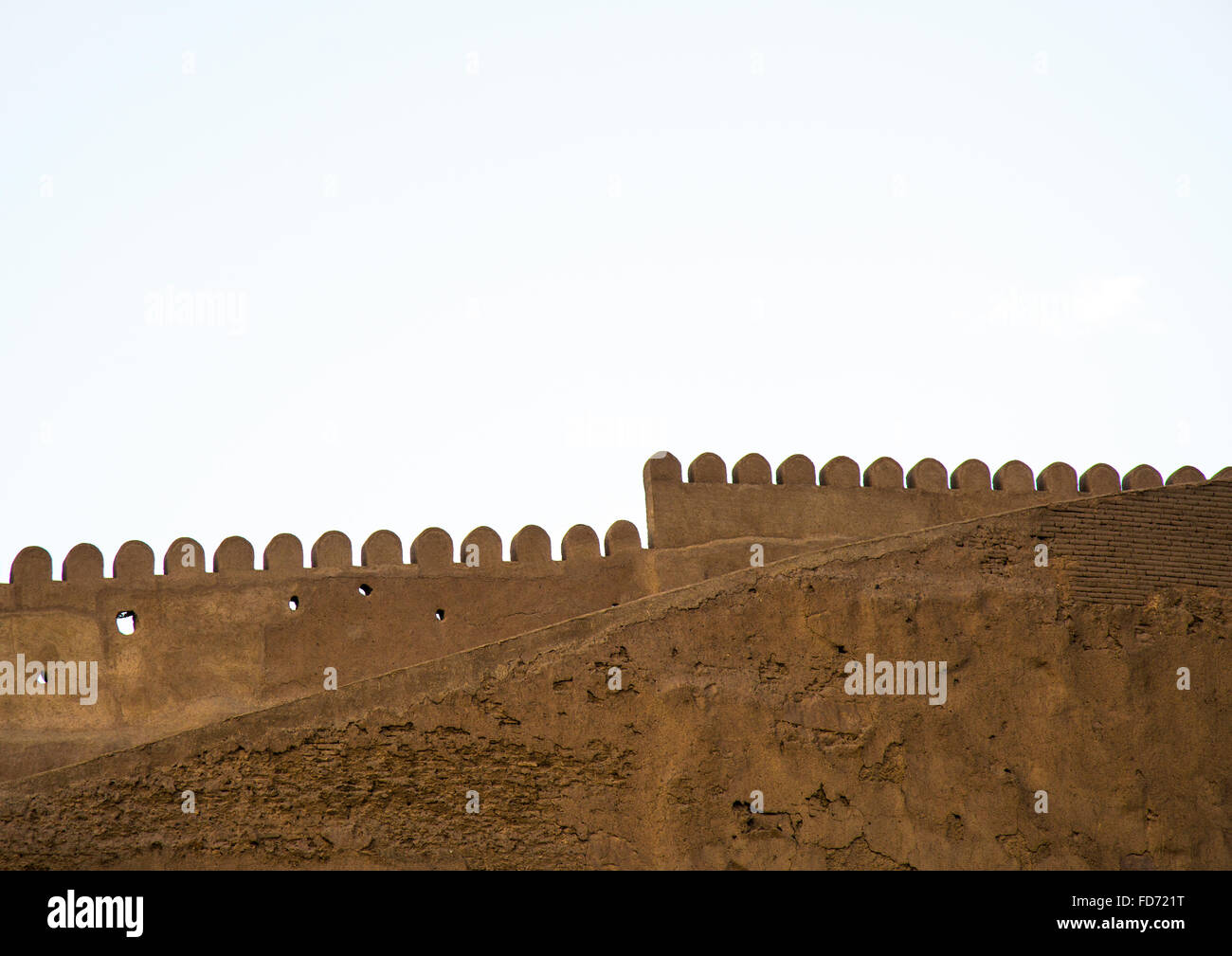 the old citadel of arg-é bam, Kerman Province, Bam, Iran Stock Photo ...
