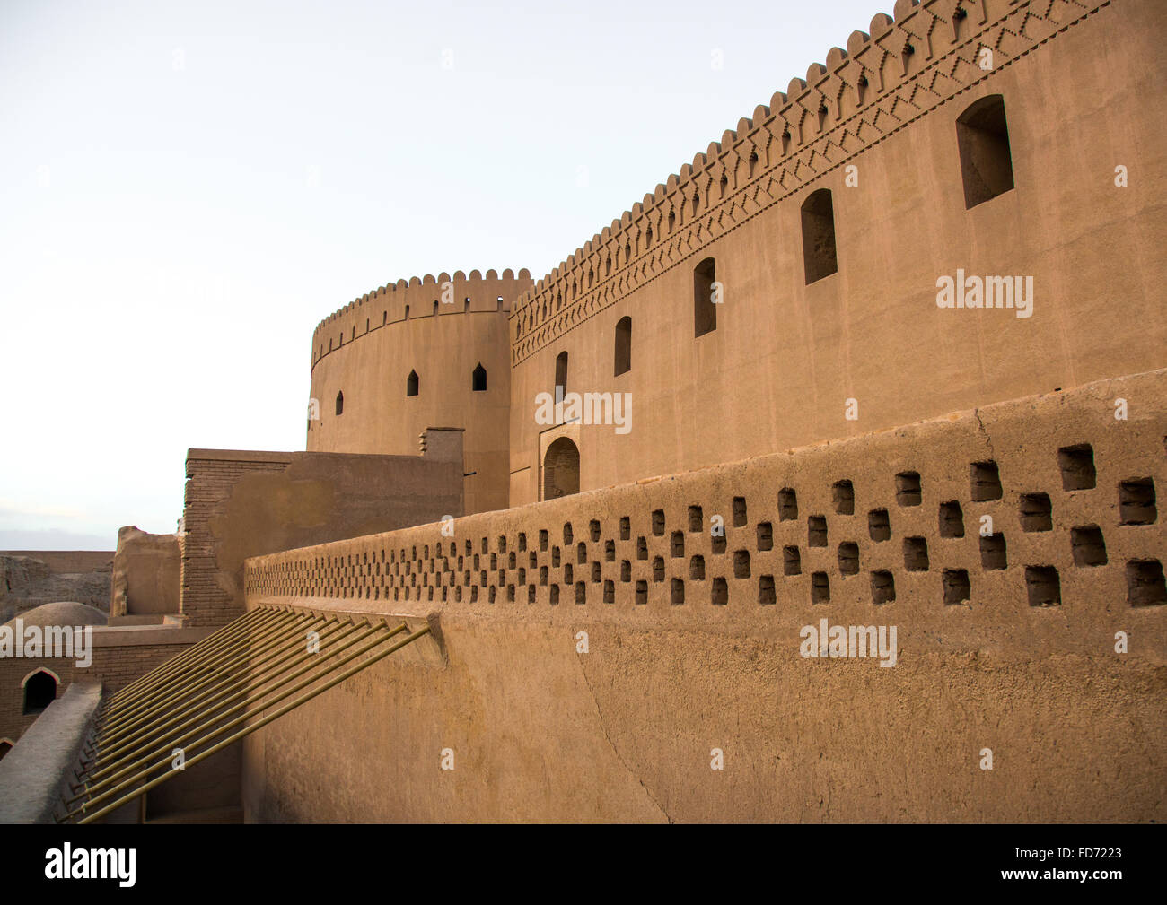 the old citadel of arg-é bam, Kerman Province, Bam, Iran Stock Photo ...