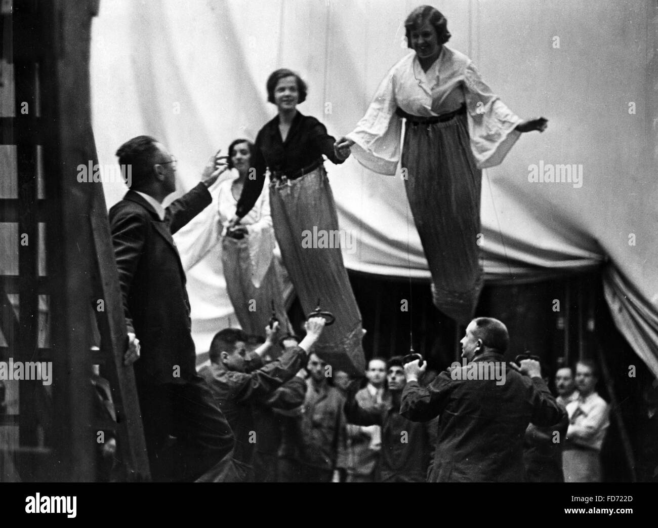 Rehearsing of 'Das Rheingold' at the Bayreuth Festival, 1930s Stock ...