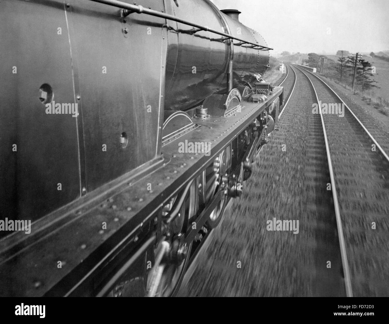 Steam locomotive in the United States 1935 Stock Photo - Alamy