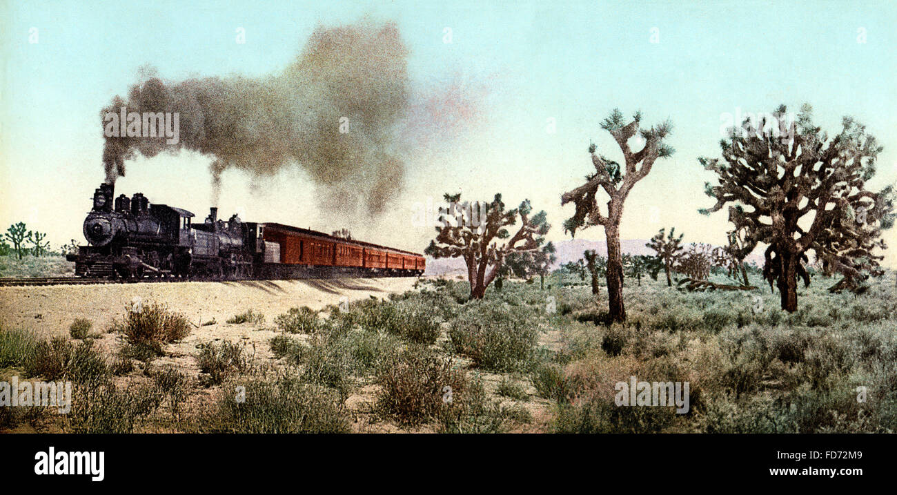 Railroad train in Arizona Stock Photo - Alamy