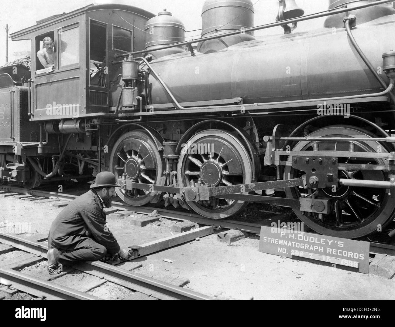 Railway in New York, 1899 Stock Photo - Alamy