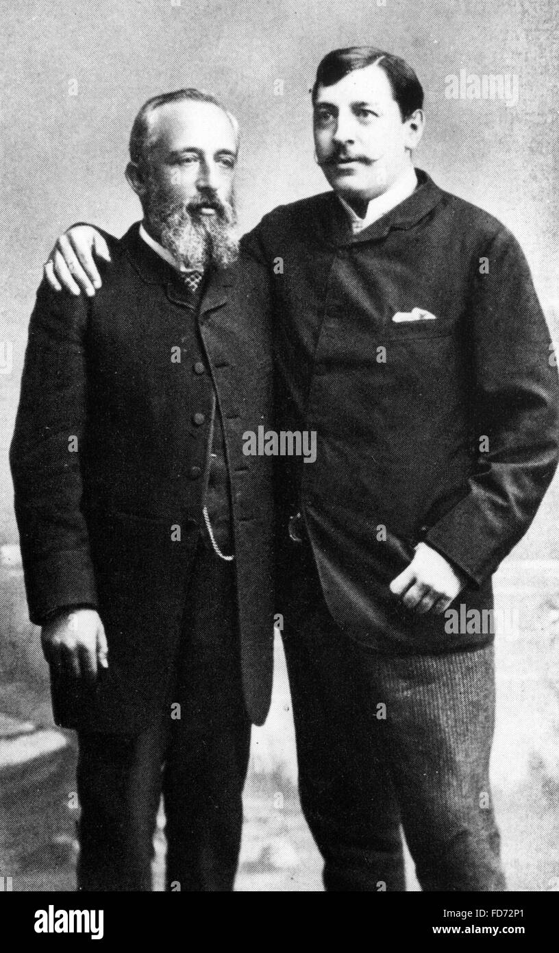 Hermann Levi and Felix Mottl Stock Photo - Alamy