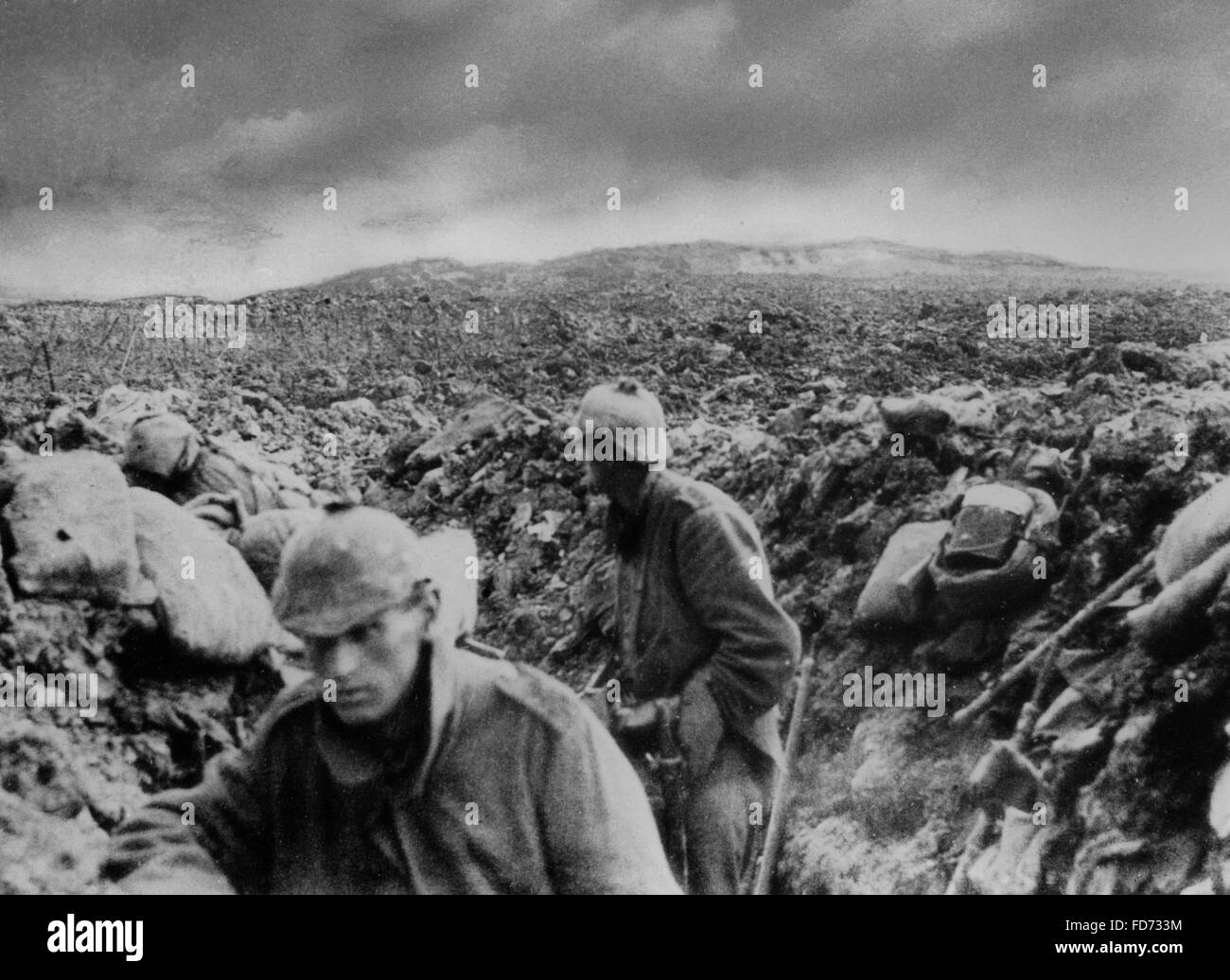 Battle of Verdun, the spring of 1916 Stock Photo - Alamy