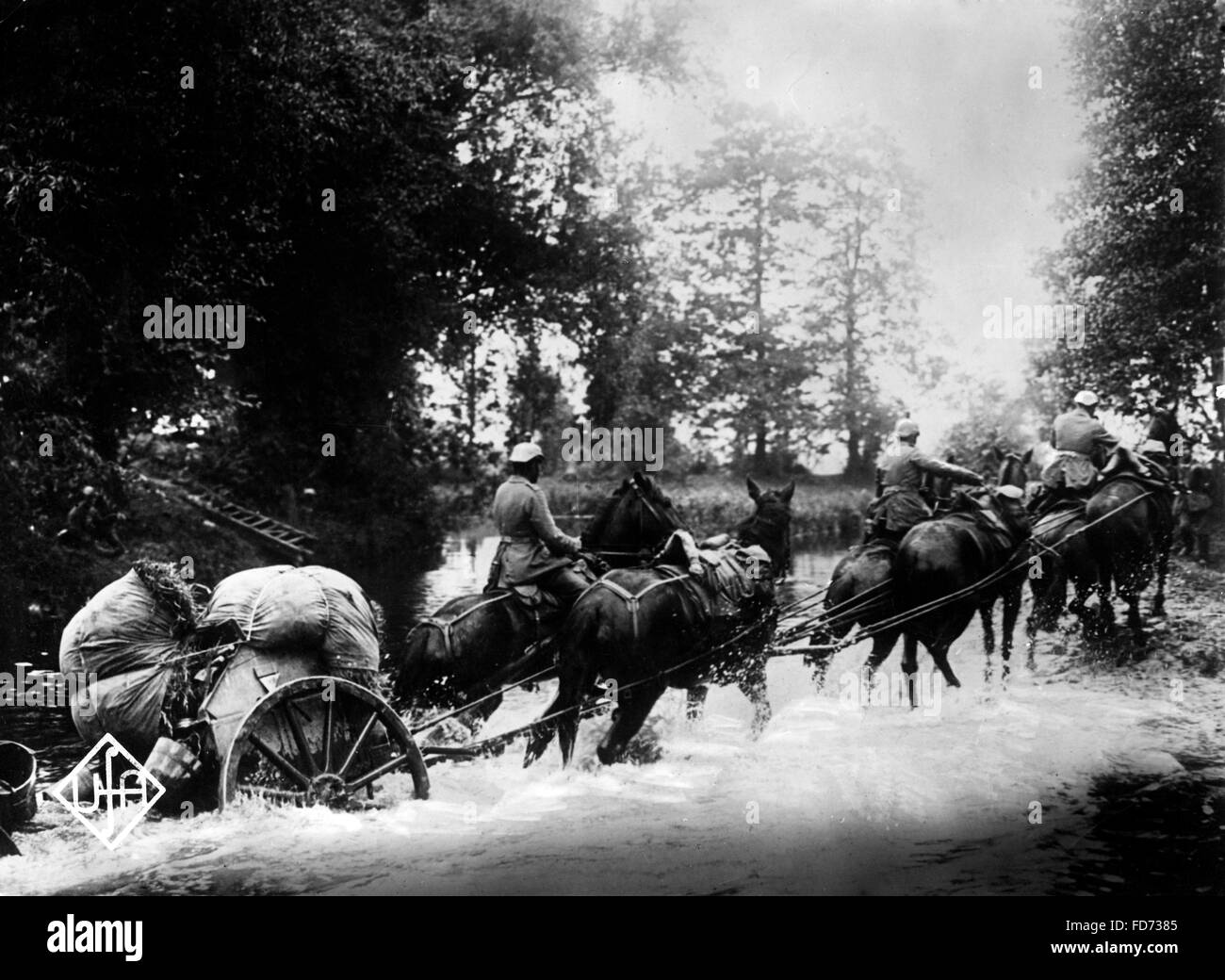 German march for the Battle of the Marne, 1914 Stock Photo - Alamy