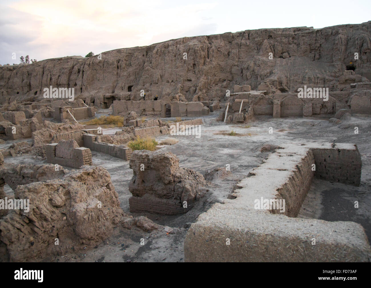 restoration of the old citadel of arg-é bam, Kerman Province, Bam, Iran ...
