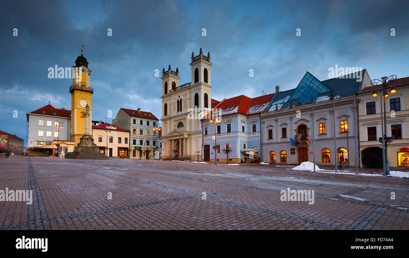Main square in Banska Bystrica, central Slovakia Stock Photo - Alamy