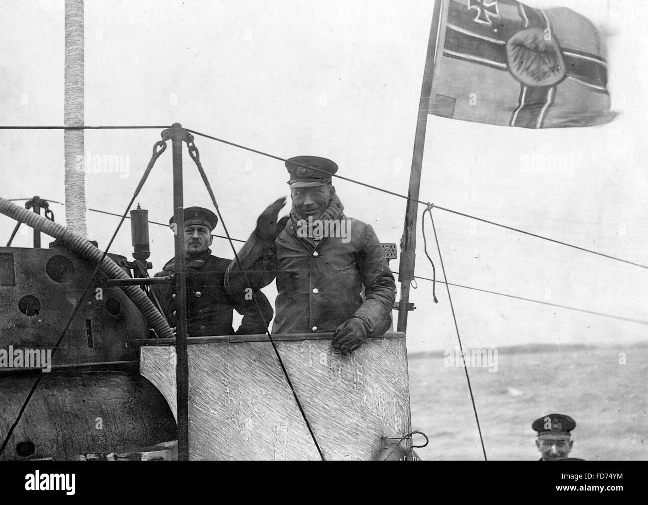 Goodbye of a German commander, 1916 Stock Photo - Alamy