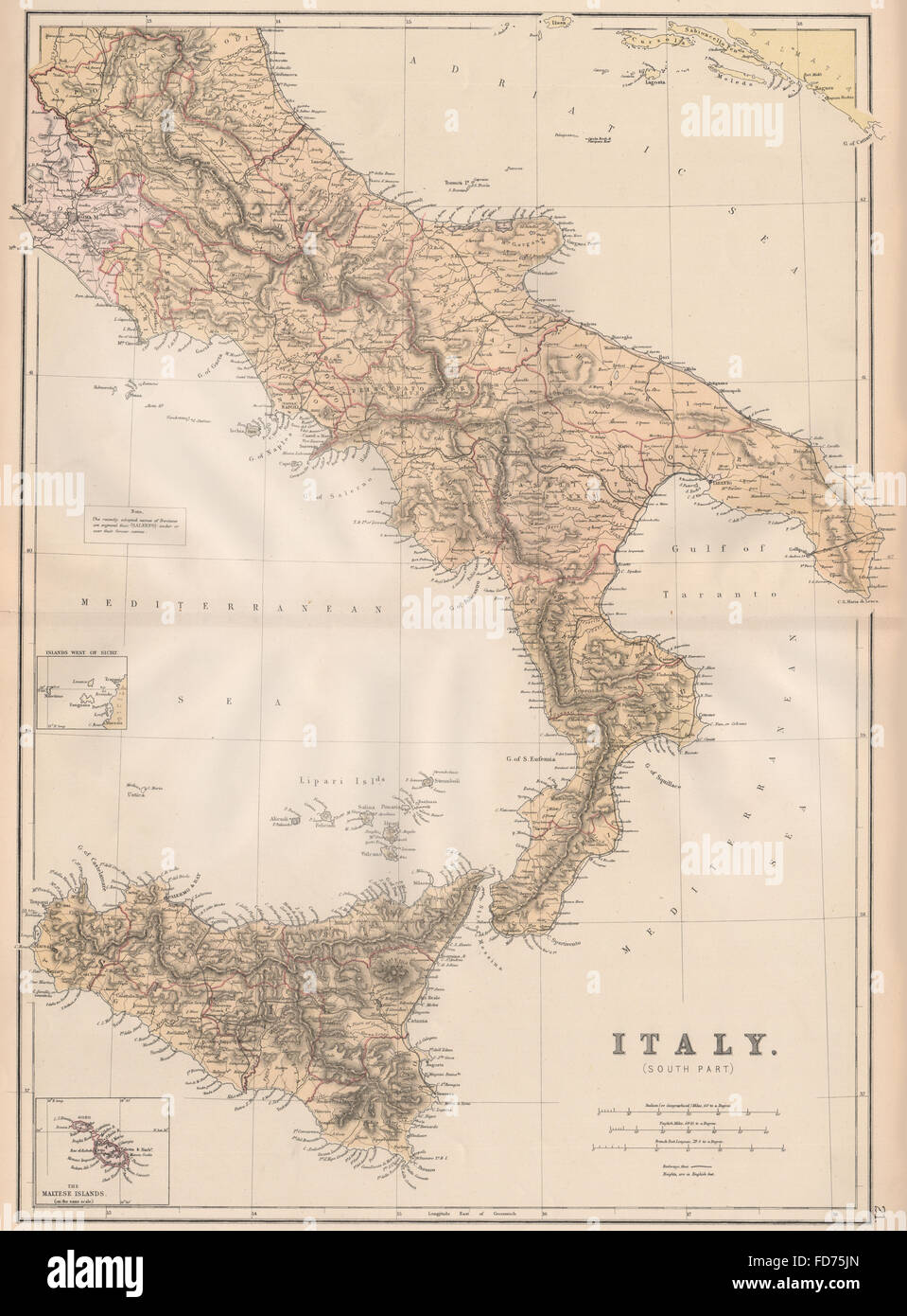 Old italy maps hi-res stock photography and images - Alamy