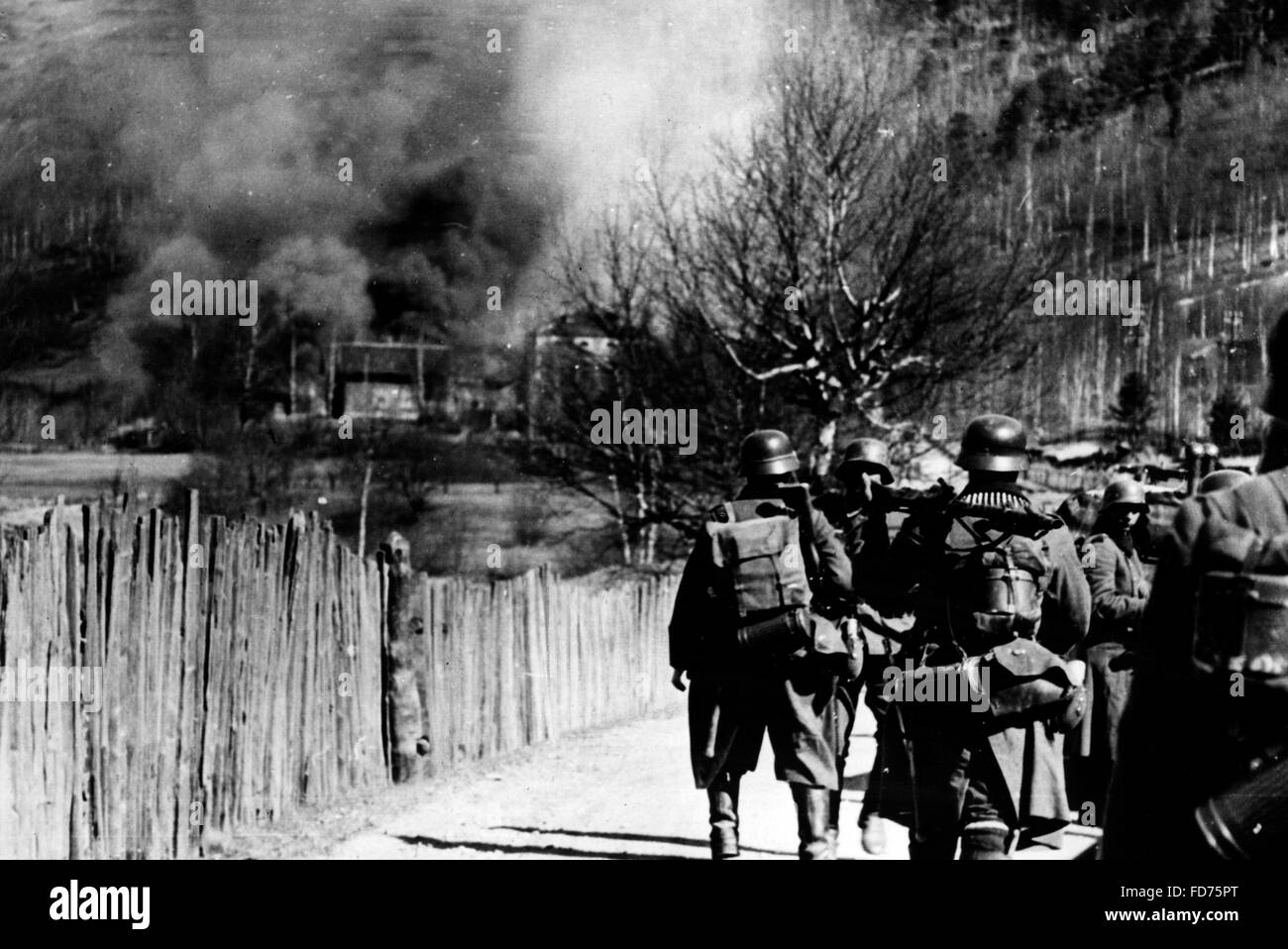 German troops in Norway, 1940 Stock Photo - Alamy
