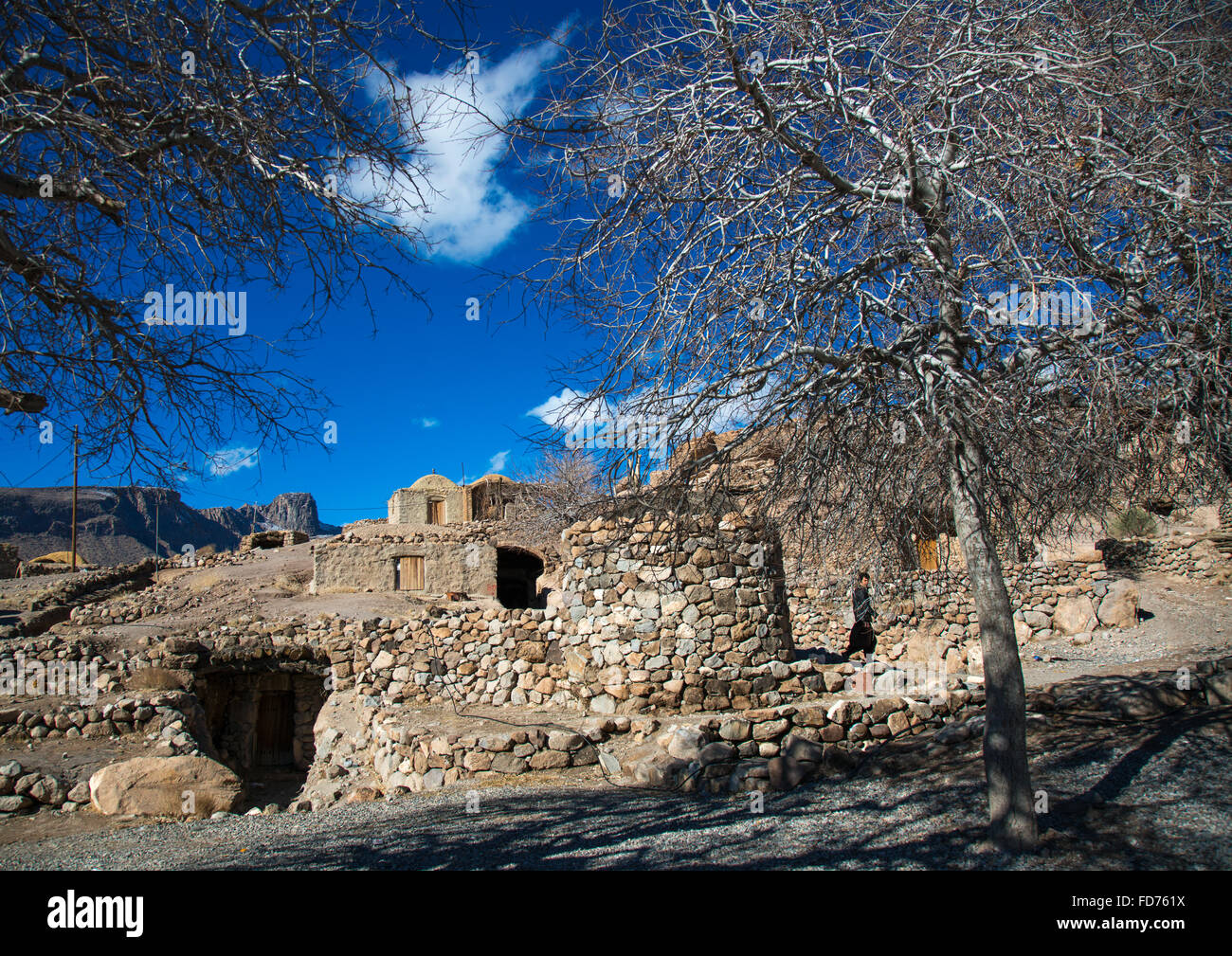 troglodyte village, Kerman province, Meymand, Iran Stock Photo - Alamy