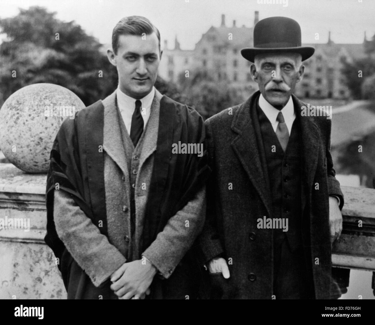 Andrew W. and his son Paul Mellon, 1930 Stock Photo - Alamy