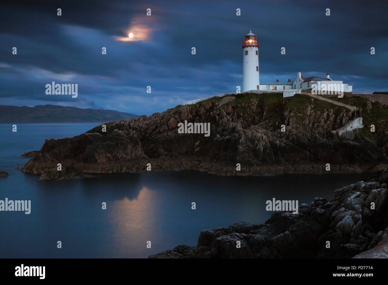 Fanad Lighthouse at the Fanad Head, Donegal Stock Photo - Alamy