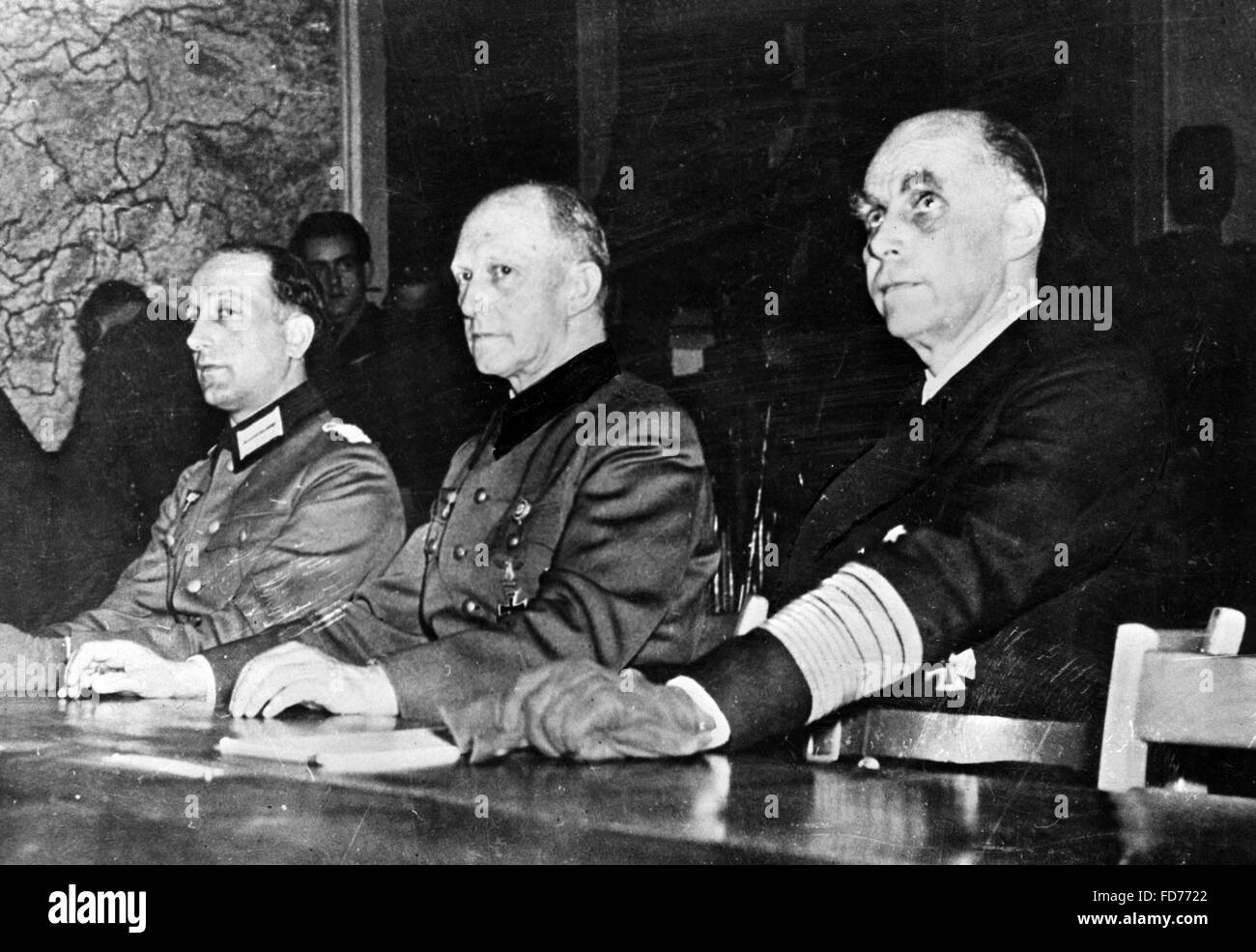 Representatives of the Wehrmacht surrender in Reims, Karlshorst and in ...