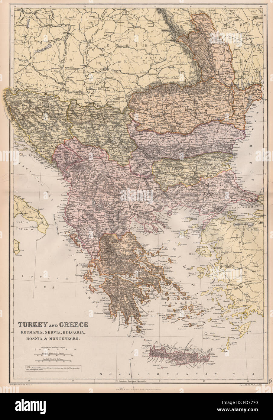 Map of wallachia hi-res stock photography and images - Alamy