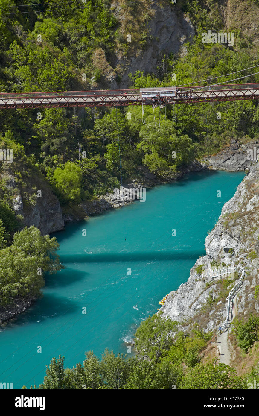 Historic Kawarau Bridge, Kawarau River, Kawarau Gorge, Southern Lakes ...