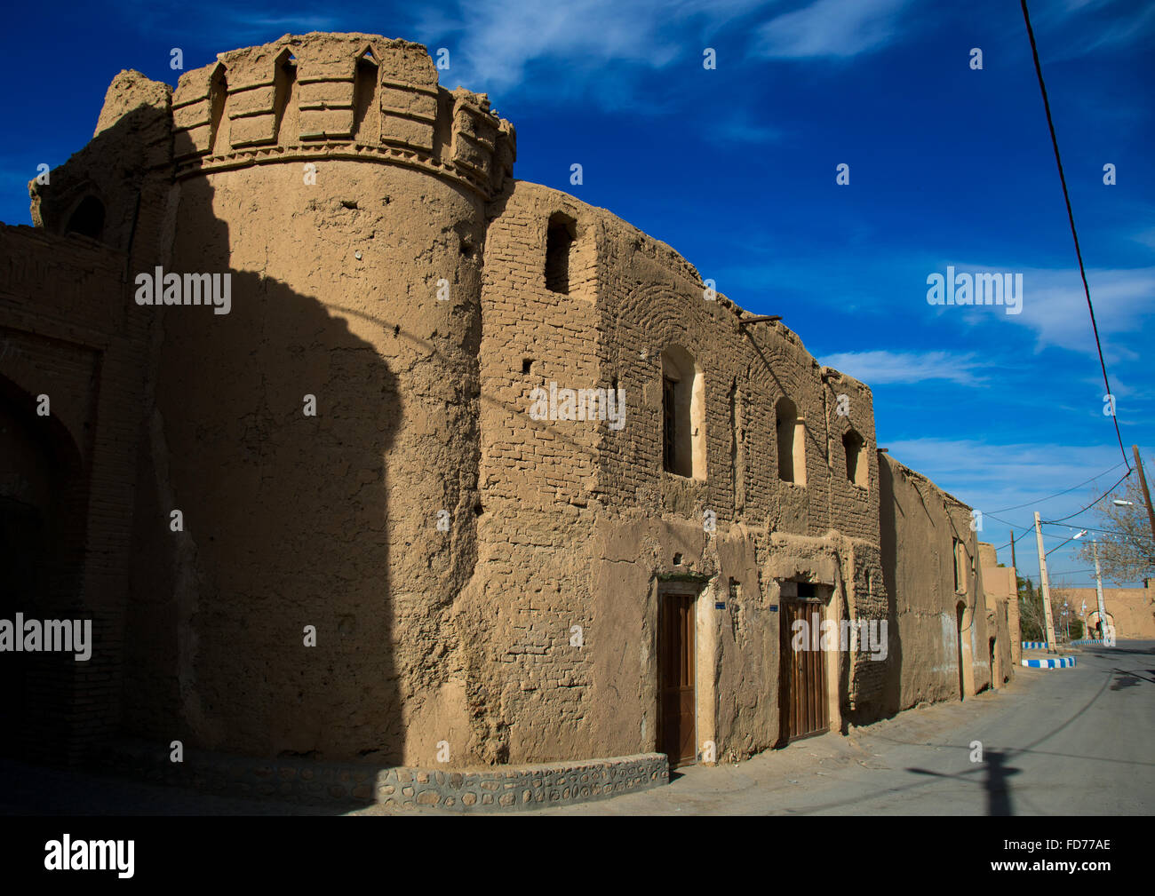 old citadel tower, Ardakan County, Aqda, Iran Stock Photo - Alamy