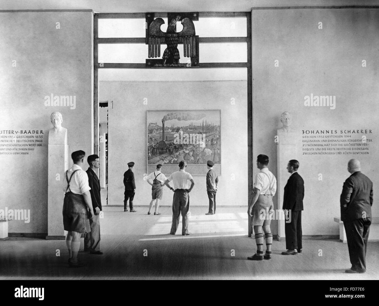 100th anniversary of the German Railway, 1935 Stock Photo - Alamy