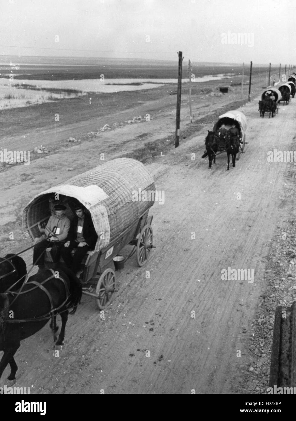 Trek of Bessarabia Germans, 1940 Stock Photo - Alamy