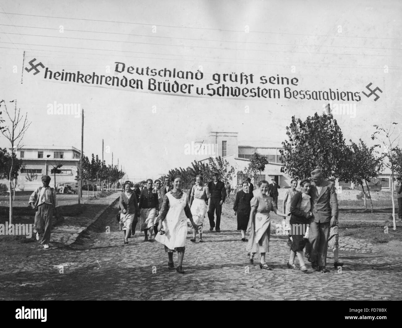 Resettlement of ethnic Germans from Bessarabia, the fall of 1940 Stock ...